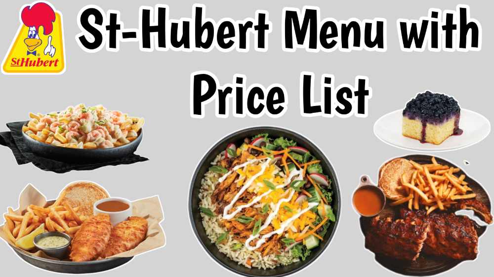 St Hubert Menu with Prices 2026 Canada [UPDATED]