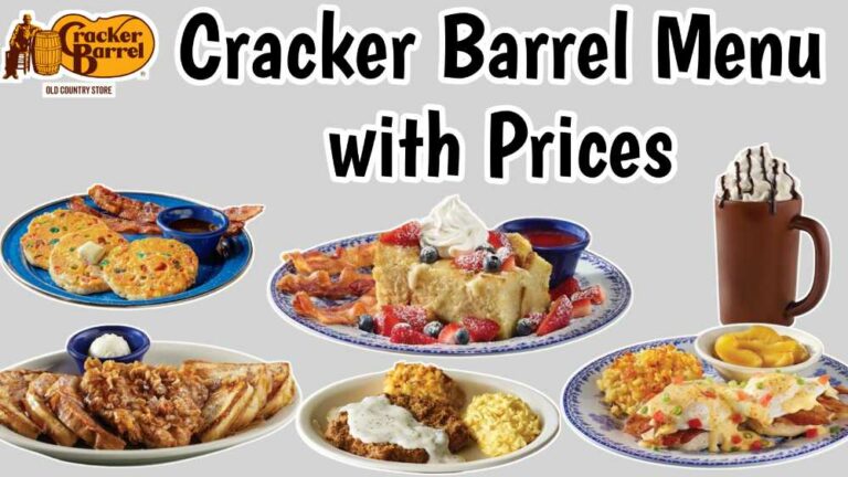 Cracker Barrel Menu with Prices 2024 [UPDATED]